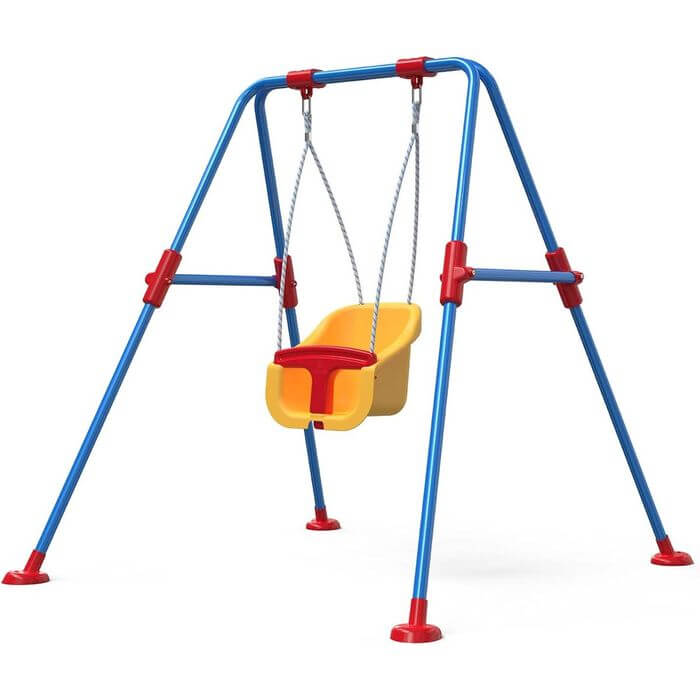 Altalena con Seggiolino da Giardino in Metallo Per Bambini Mondo ...